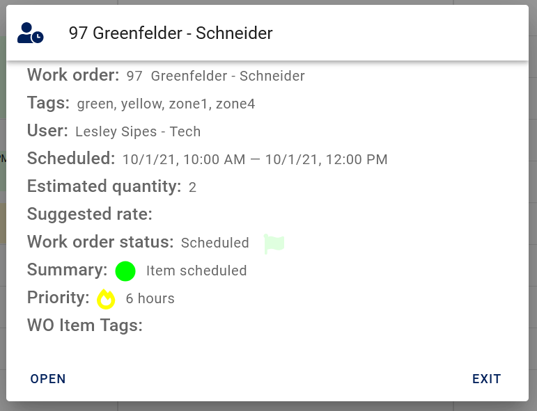 Schedule AyaNova Manual
